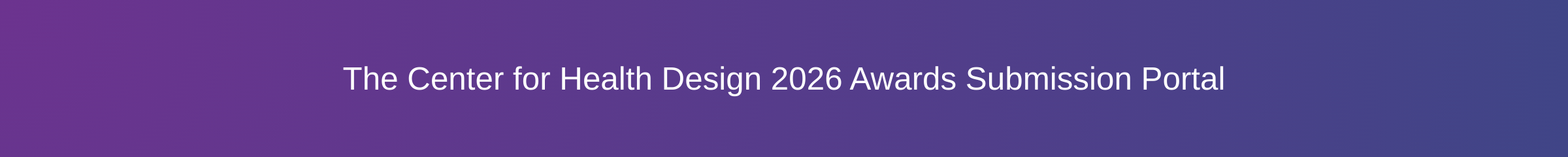 Welcome | The Center for Health Design